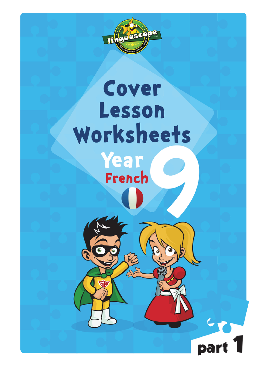 Cover Lesson Worksheets - Year 9 French, Part 1 (Downloadable eBook ...