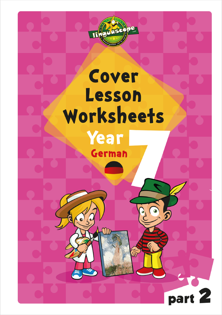 Cover Lesson Worksheets - Year 7 German, Part 2 (Downloadable eBook ...