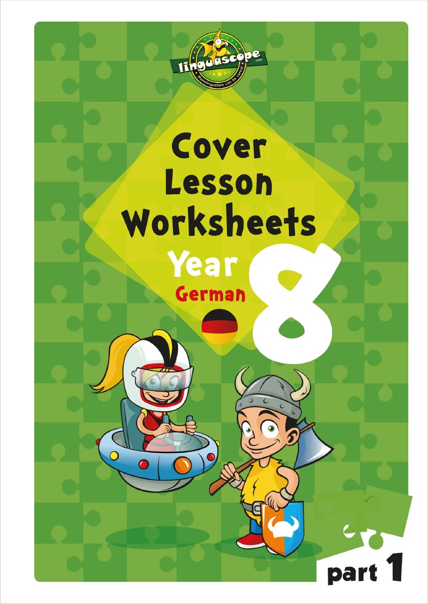 Cover Lesson Worksheets - Year 8 German, Part 1 (Downloadable eBook ...