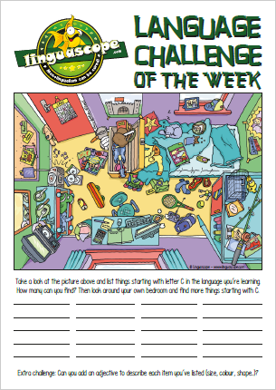 Language Challenge of the Week: Words starting with 'C' (Downloadable ...